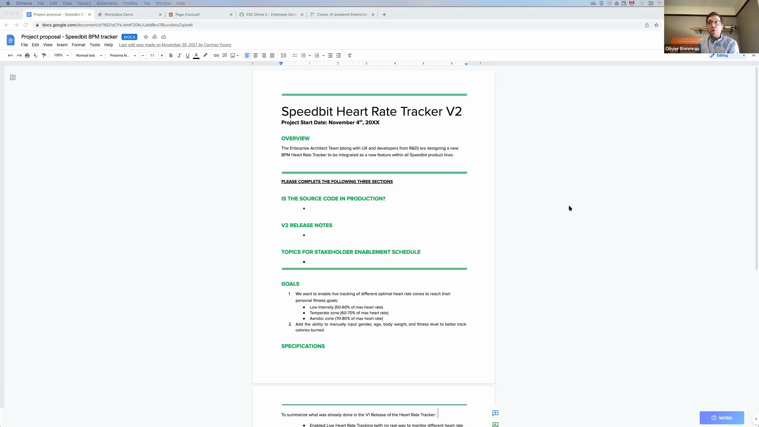 Coveo Workplace Demo