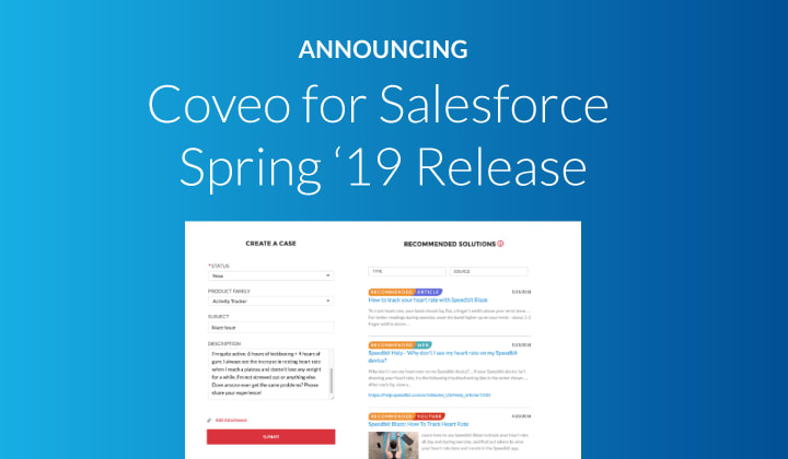 Coveo's Spring '19 Release - Lightning Components, Bots, and More!