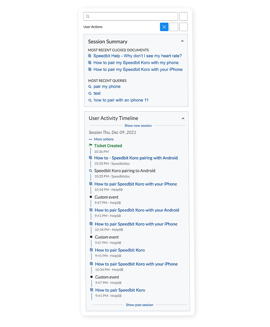 How User Actions Provide Customer Insights to Power Your Support Center