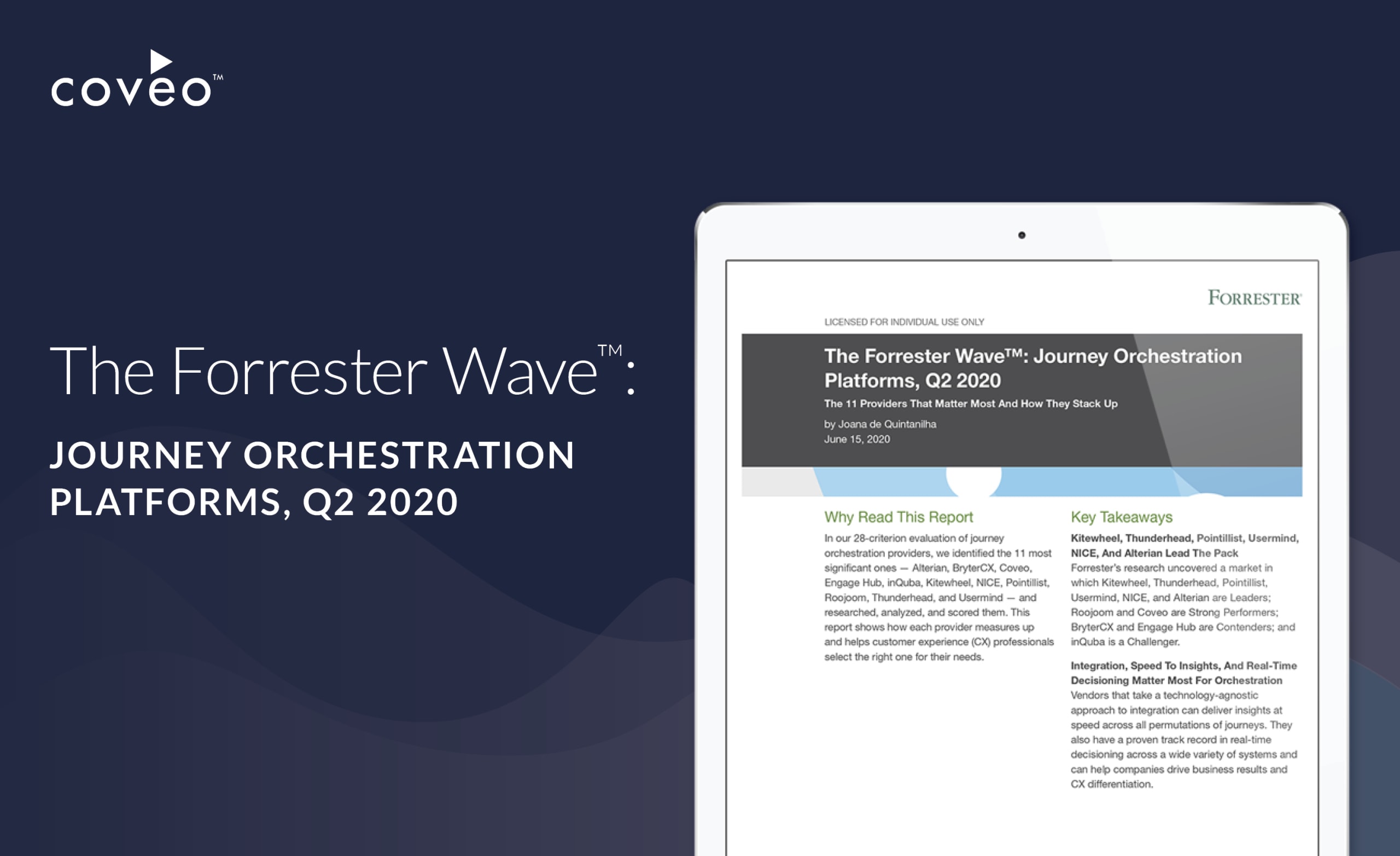 Coveo Named a Strong Performer in The Forrester Wave™: Journey ...